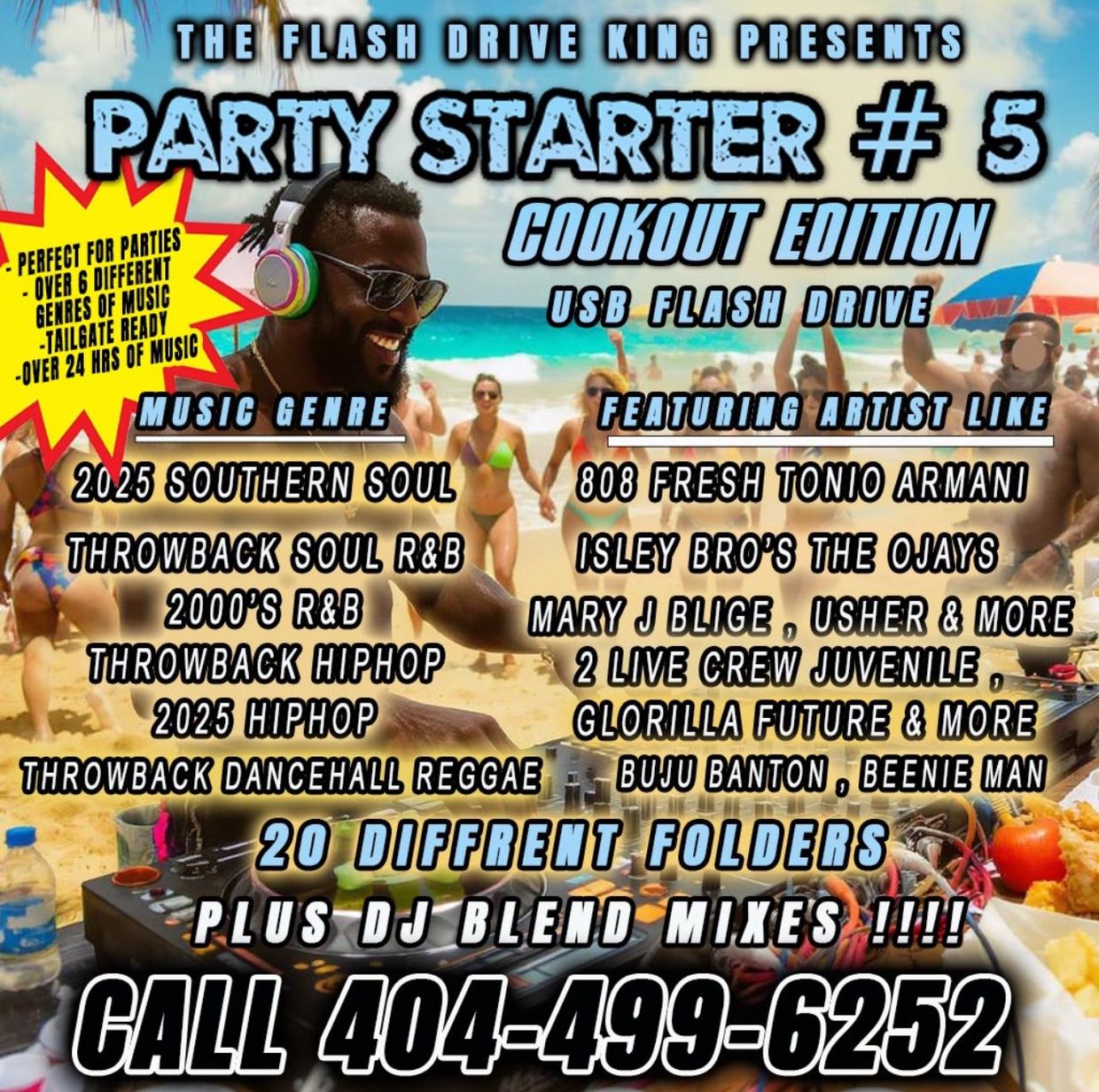 Party Starter # 5 COOKOUT EDITION