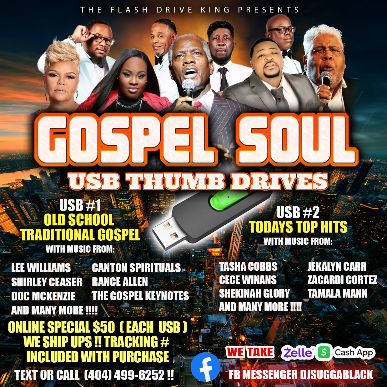 GOSPEL SOUL USB # 2 ( TODAYS TOP HITS)