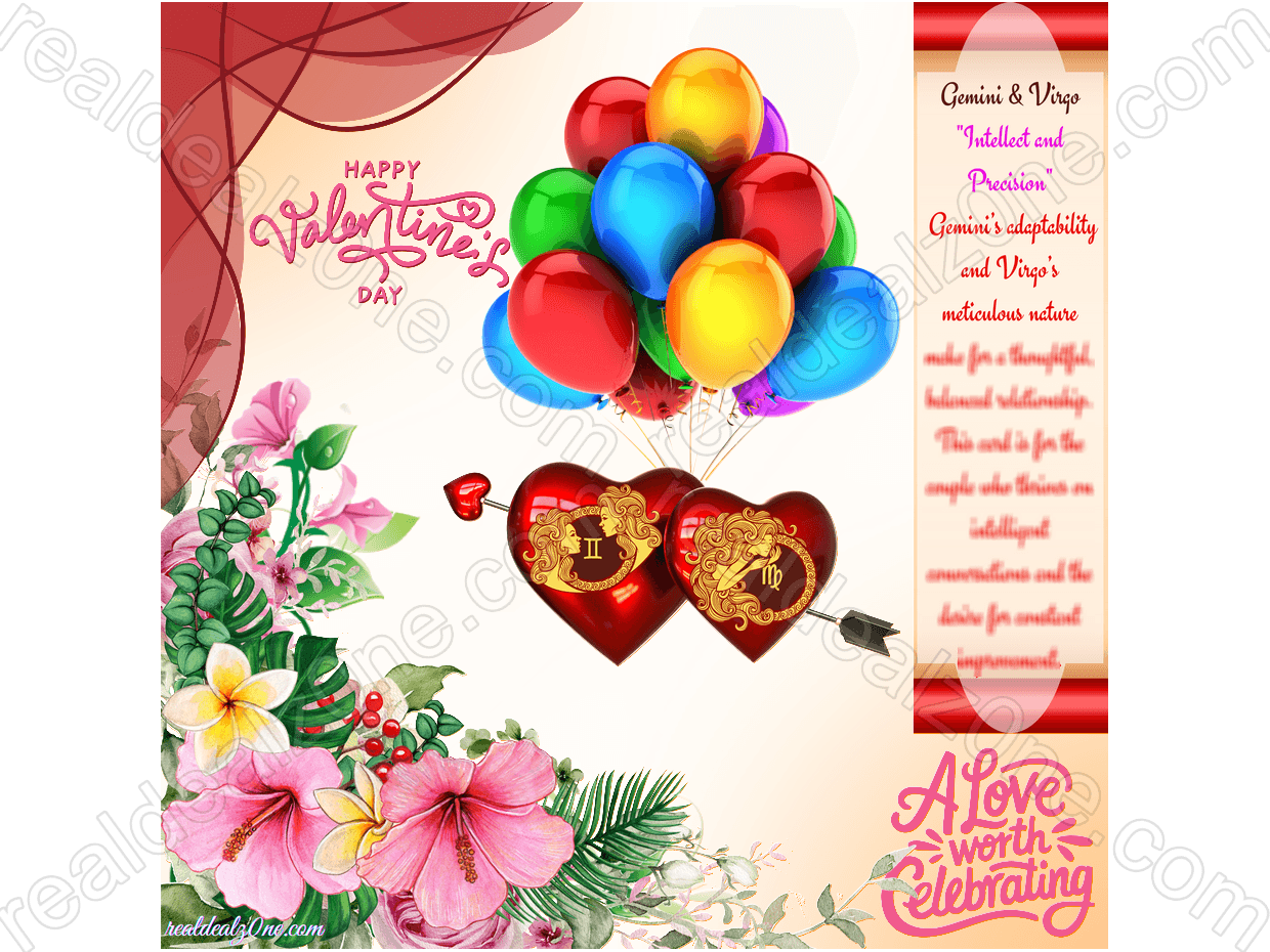 Gemini & Virgo [2025 Valentine's Day card collection]