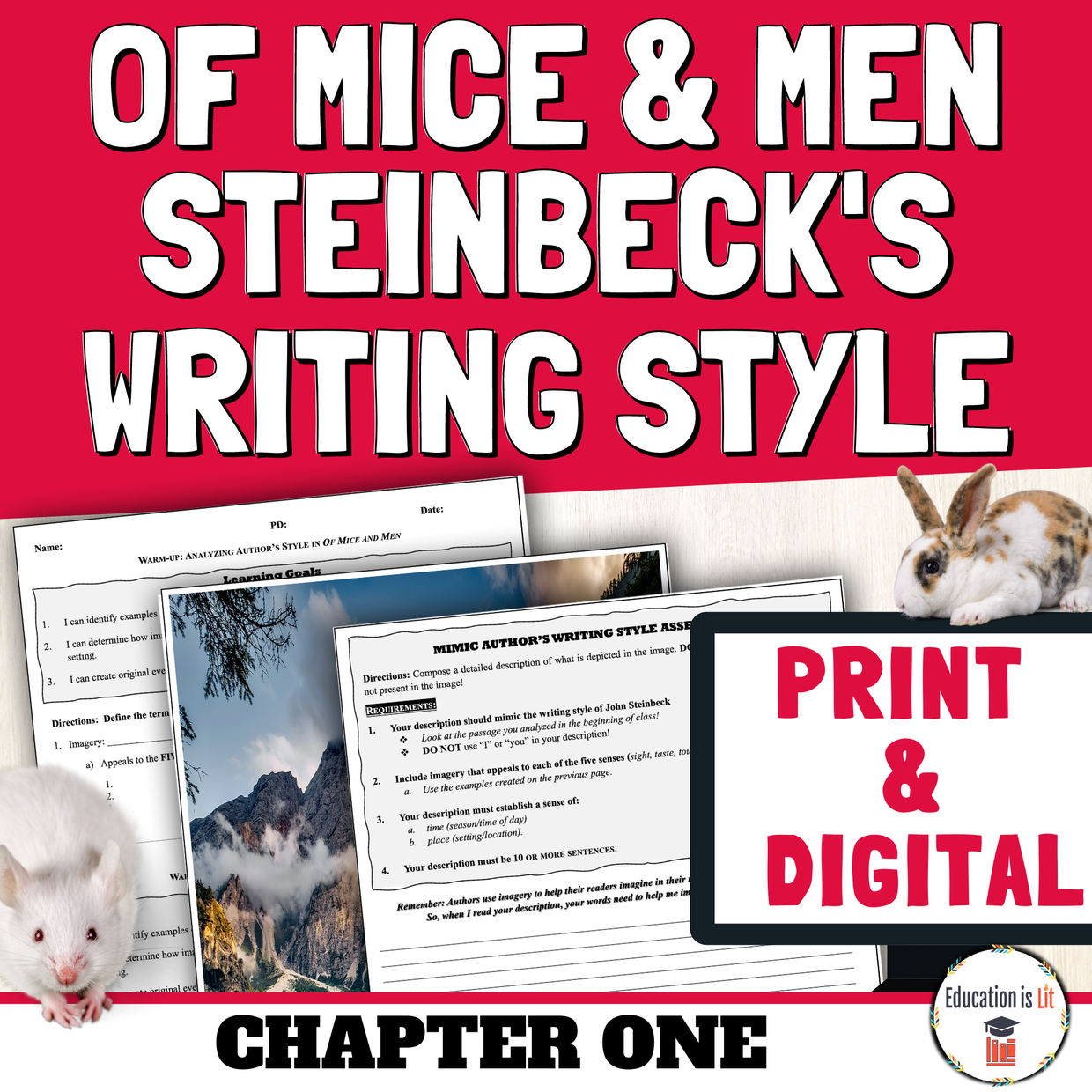 Of Mice and Men Imagery Analysis Activity
