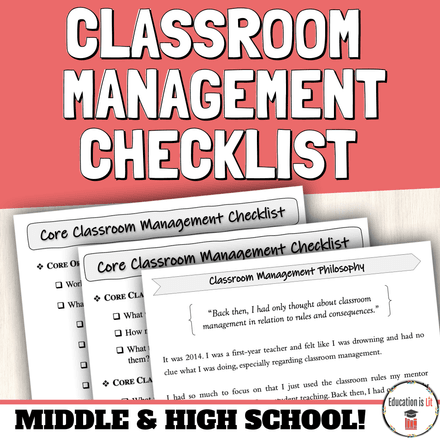 Classroom Management Checklist