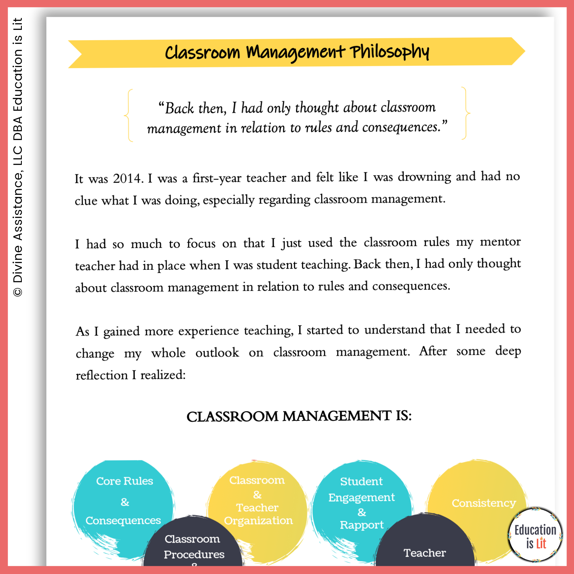 Classroom Management Checklist