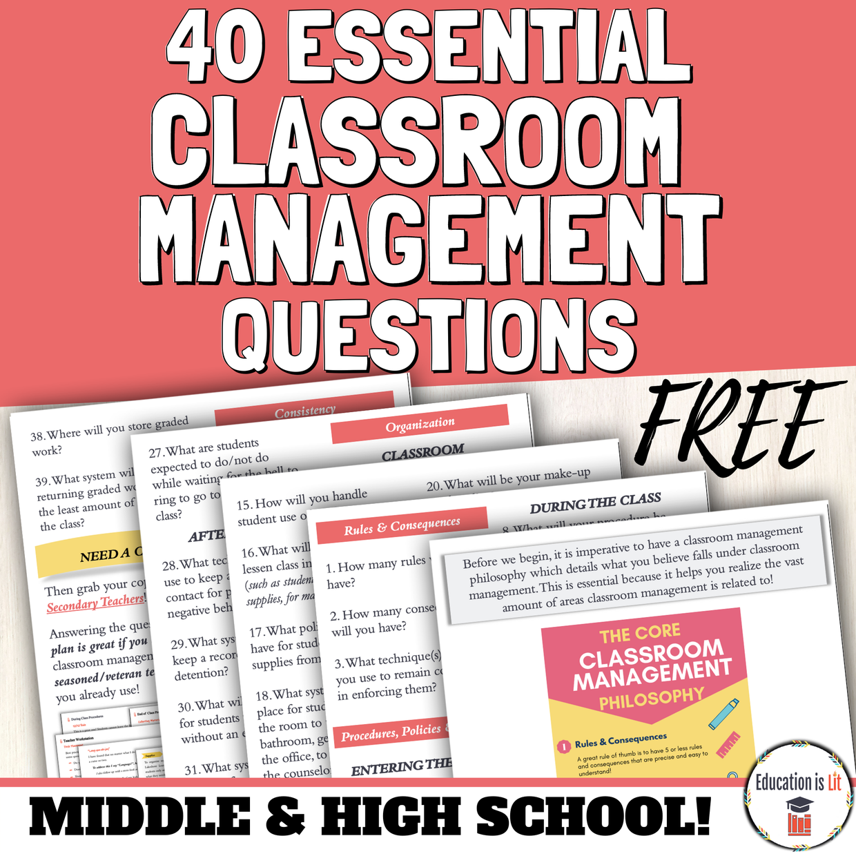Essential Classroom Management Questions