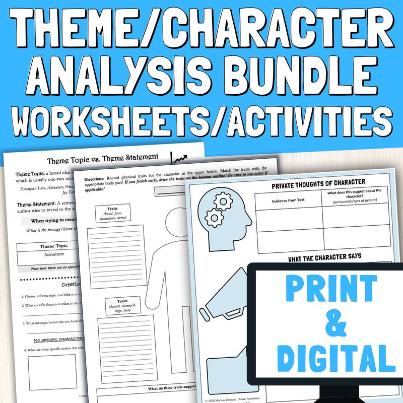 Play Analysis Worksheet Compare And Contrast Characters Worksheet