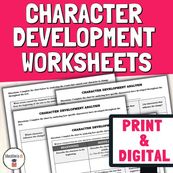 Character Development Worksheets