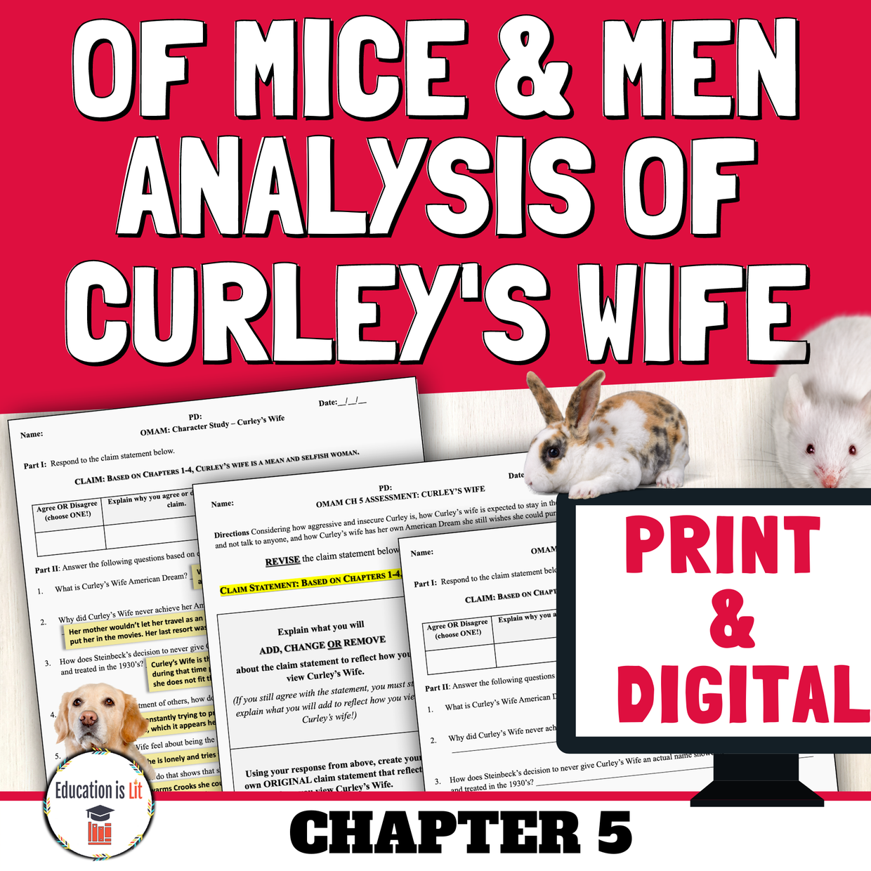 Of Mice and Men Curley's Wife Analysis