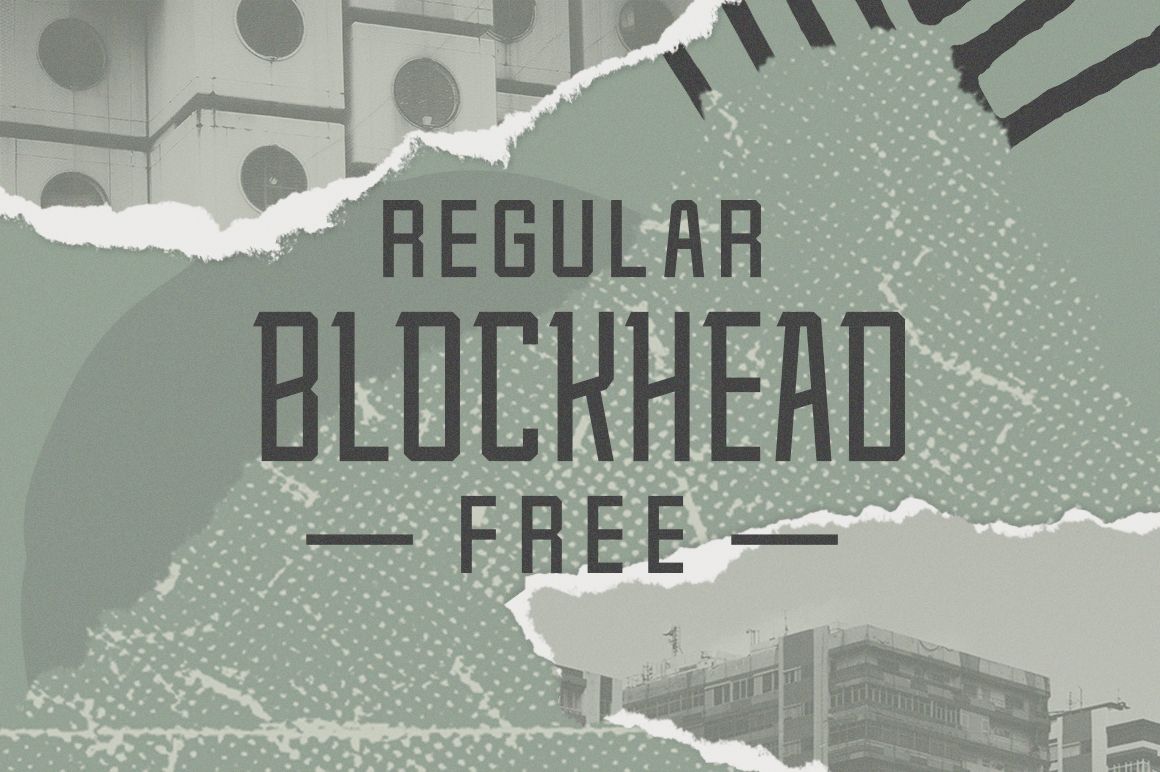 FREE Blockhead Typeface
