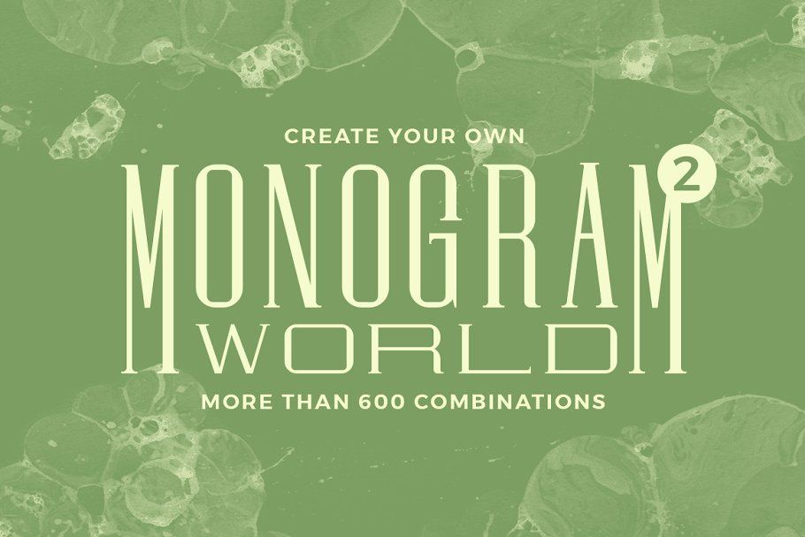 Monogram World Classic – Elegant Monogram Font for Timeless and ...