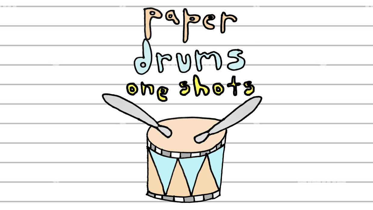 Paper Drums Sample Pack (One-Shots)