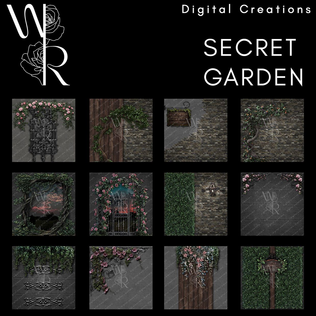 WALL TEXTURES, FLOOR TEXTURES, CEILING TEXTURES, WINDOWS, DOORS ...