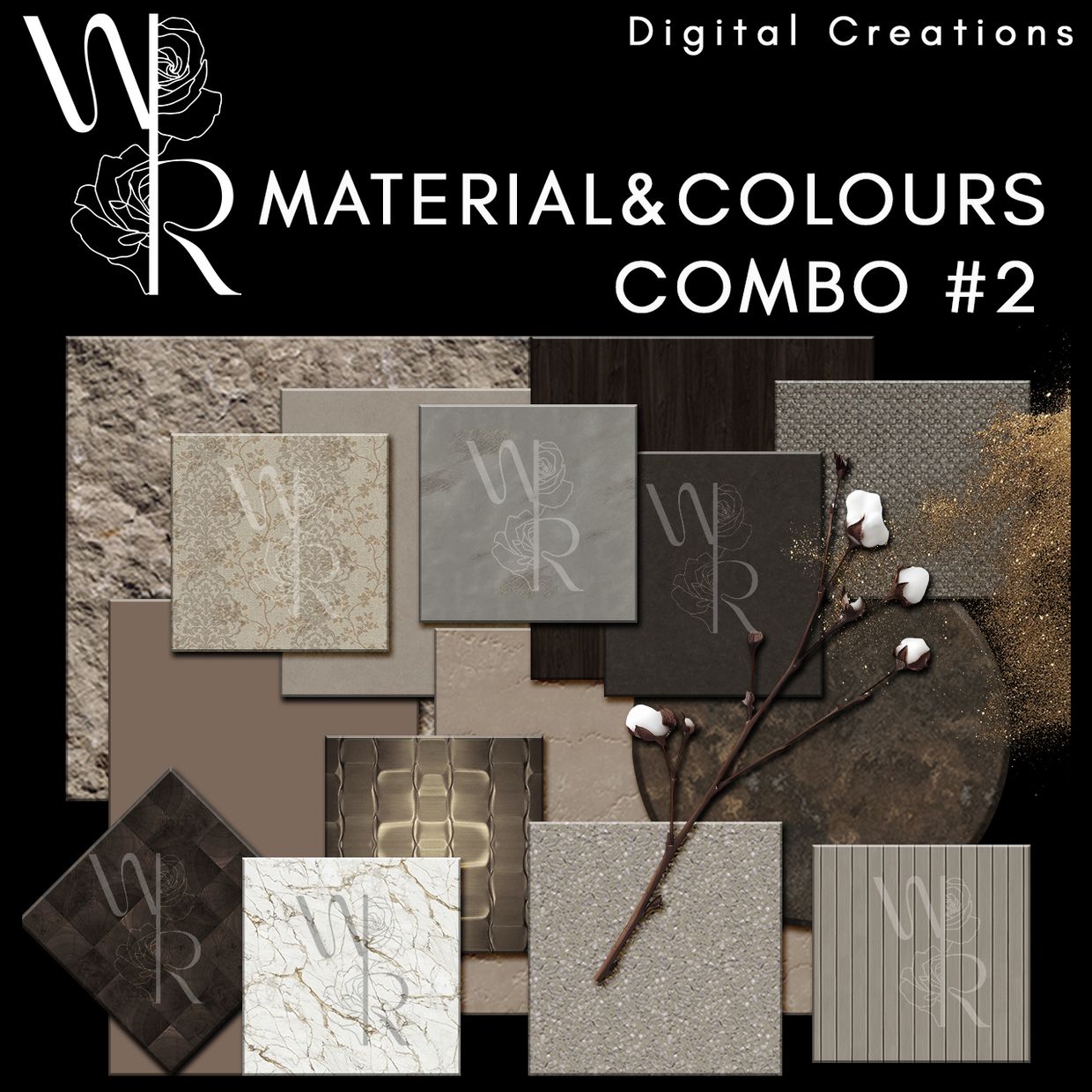High Quality & High Resolution Seamless Textures for IMVU Create.
