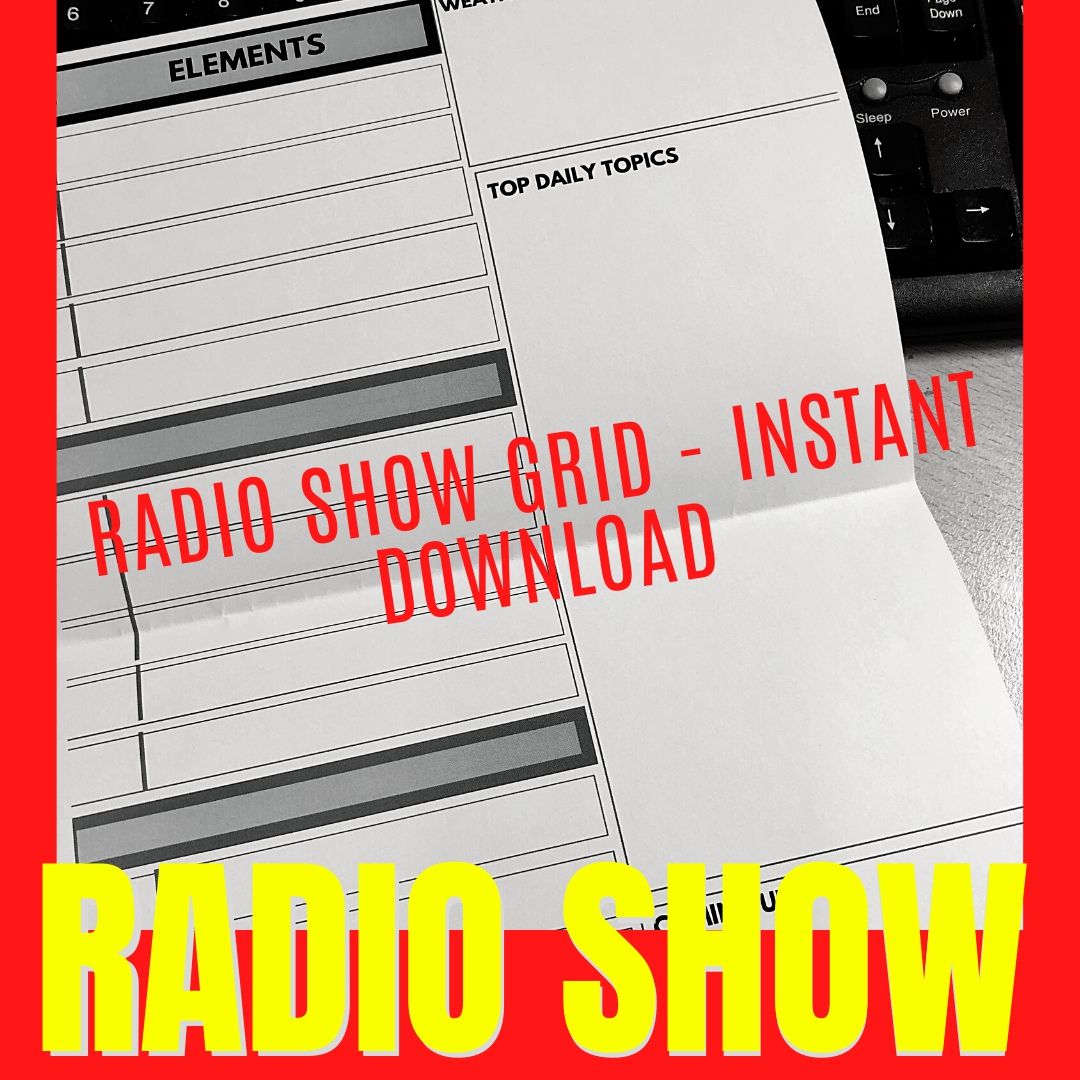 Radio Show Planning Grid