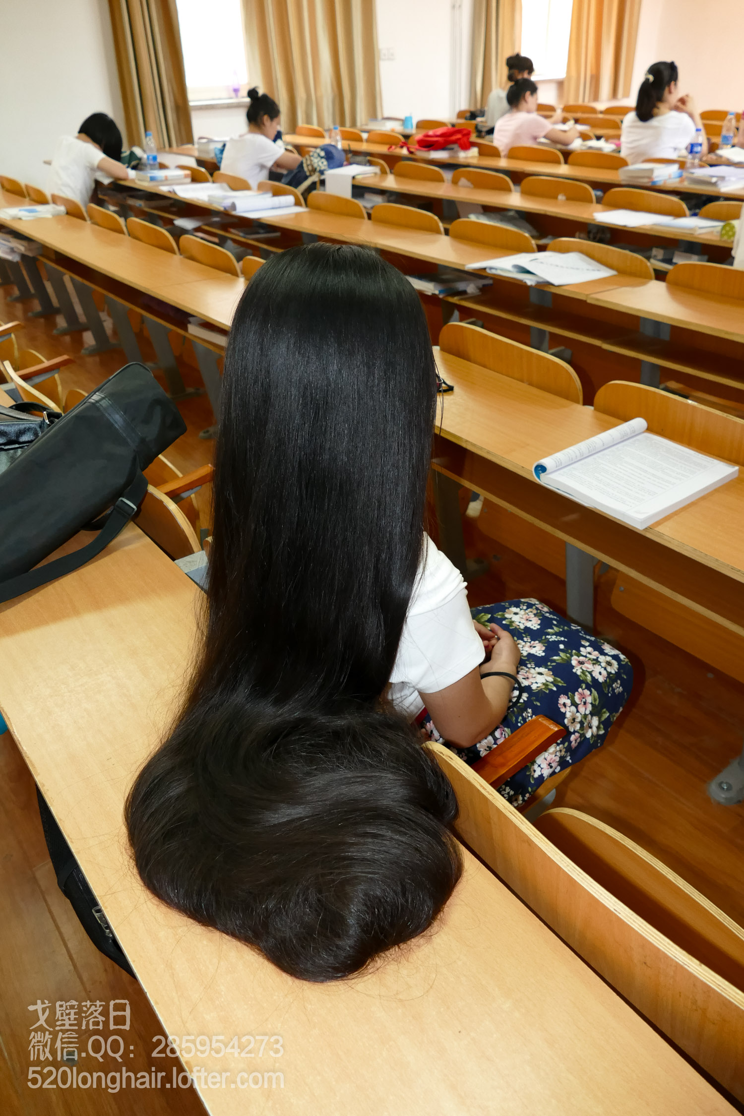 Long Hair Models 010# wash hair Photos