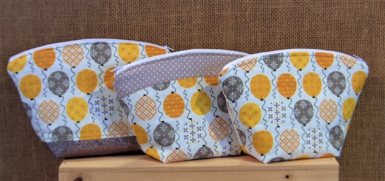 Fiches, tuto-photos et gabarits 3 Pochettes évasées demi-lune