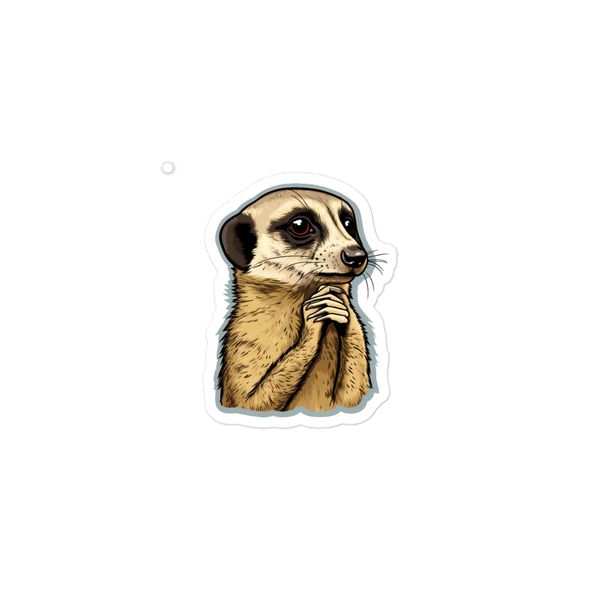 Sticker 3x3, Meerkat pleading