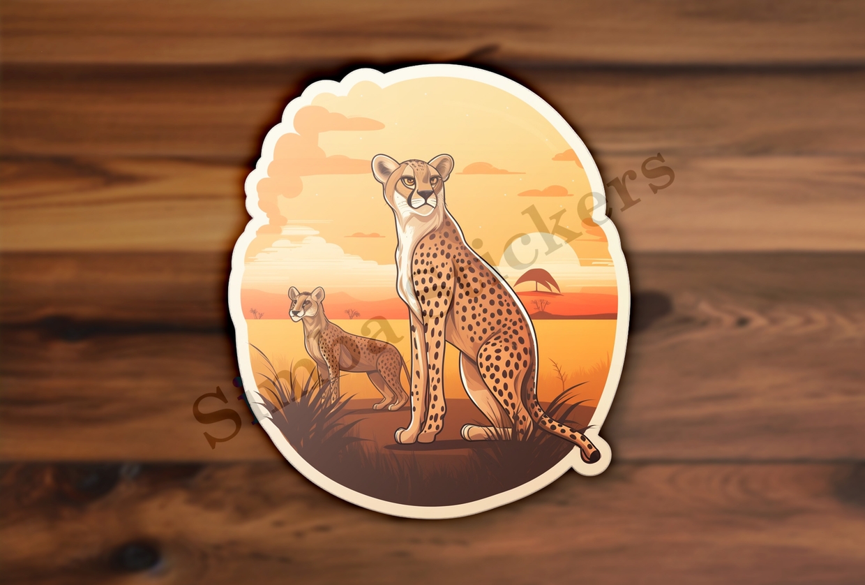 Cheetah in the Savanna