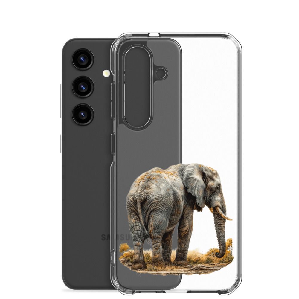 Mobile phone clear case for Samsung with beautiful original animal or ...