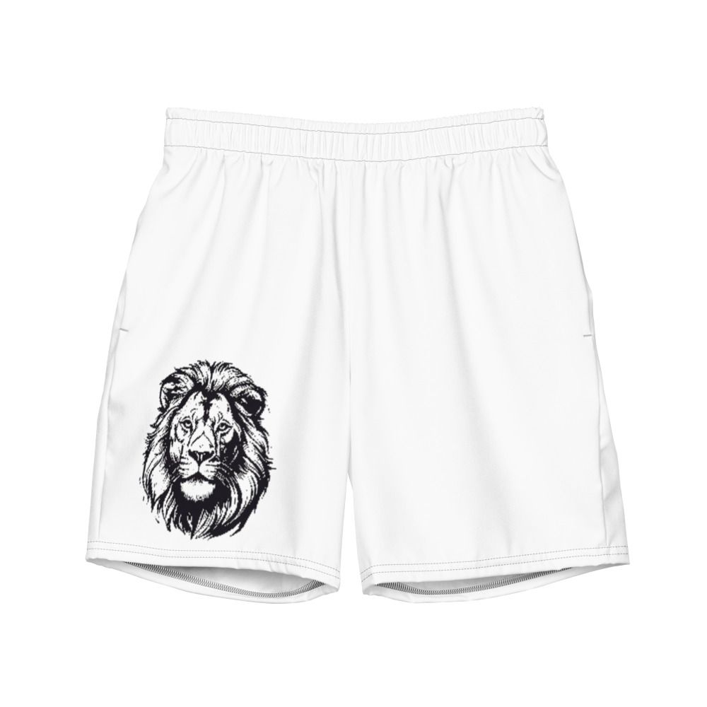 Swim Trunks, Majestic lion face, right