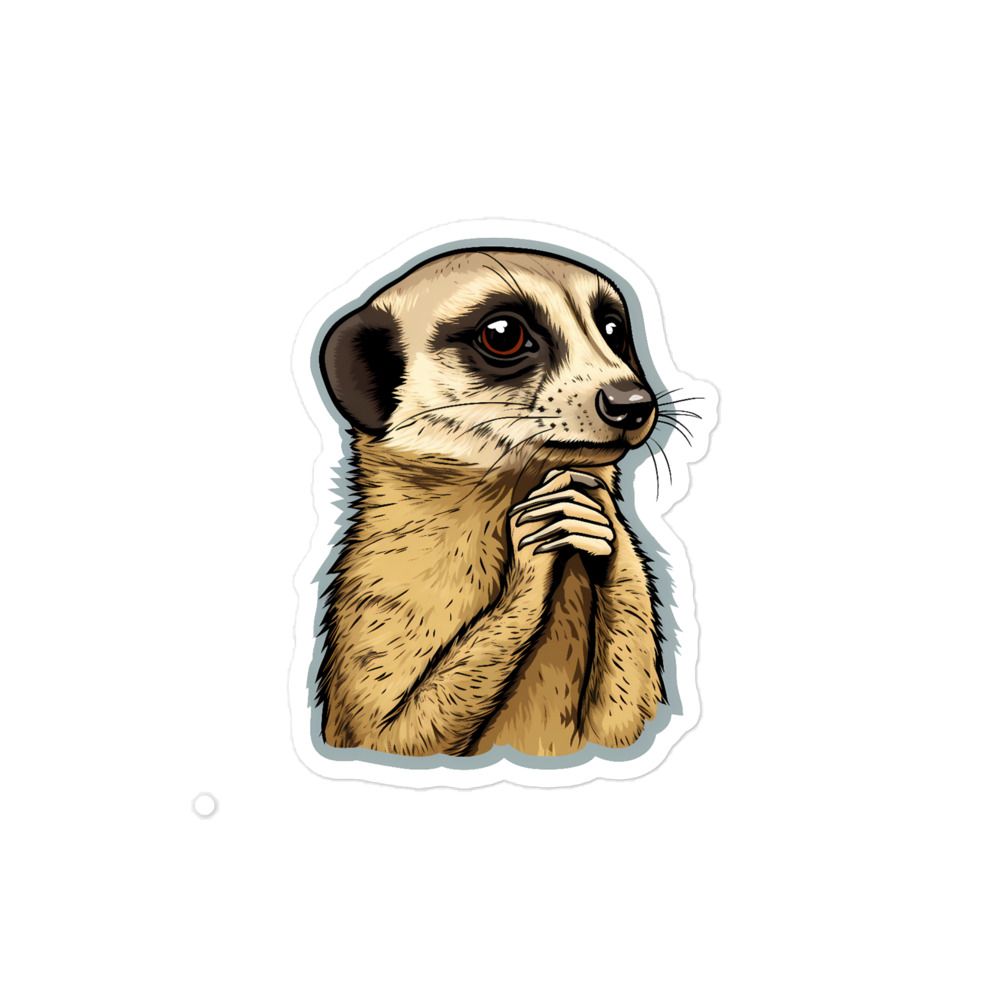 Sticker 4x4, Meerkat pleading