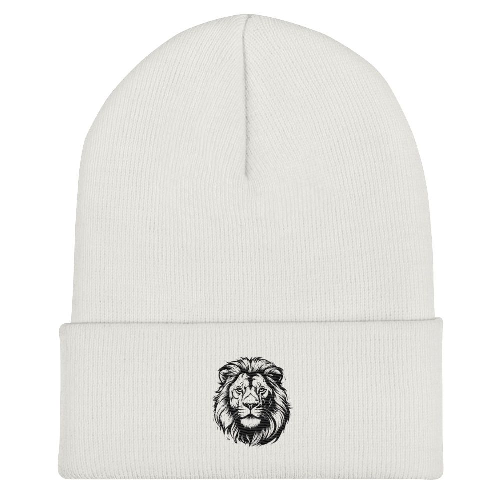 Embroidered Cuffed Beanie, snug, form-fitting beanie made out of 100% ...