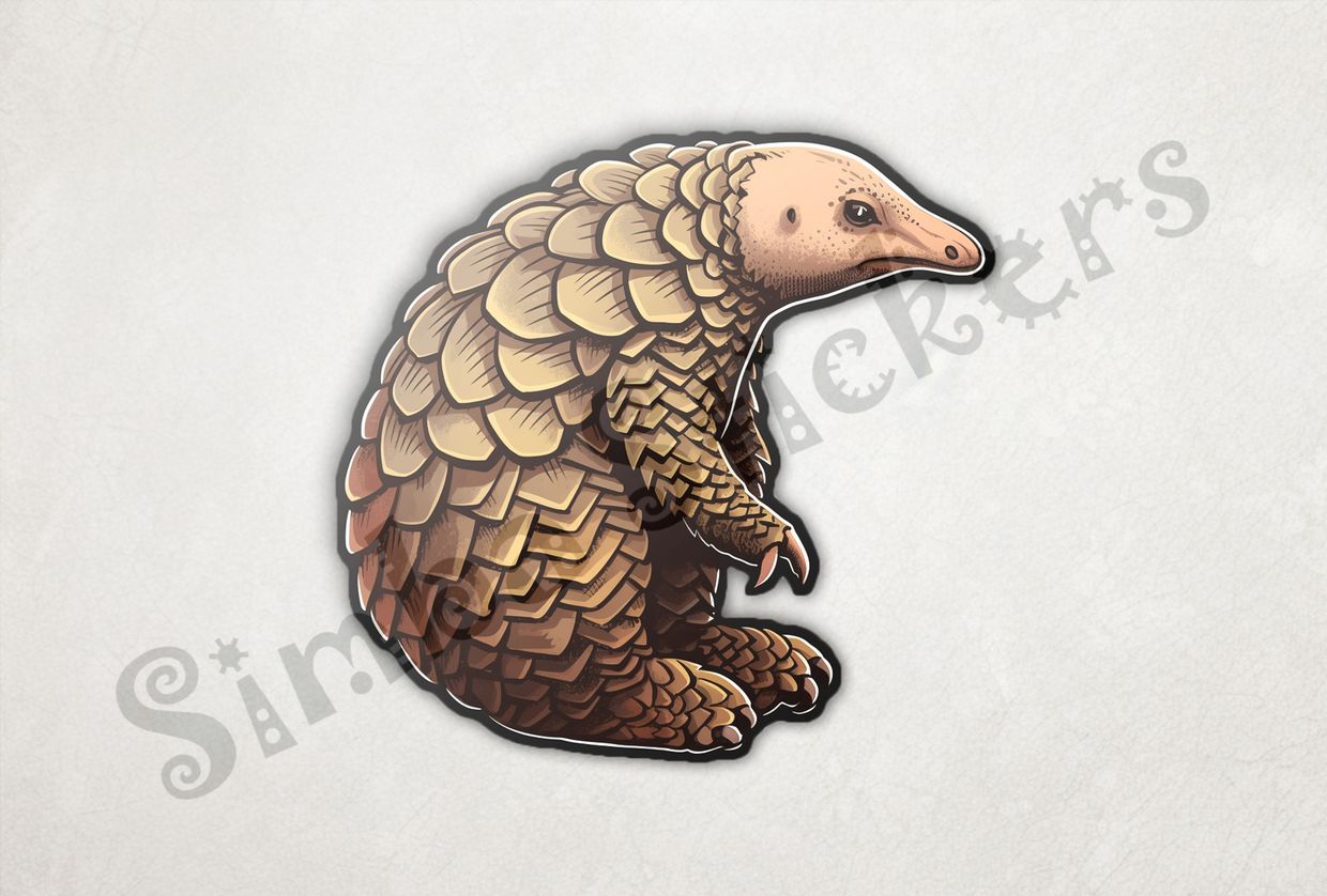 Pangolin standing