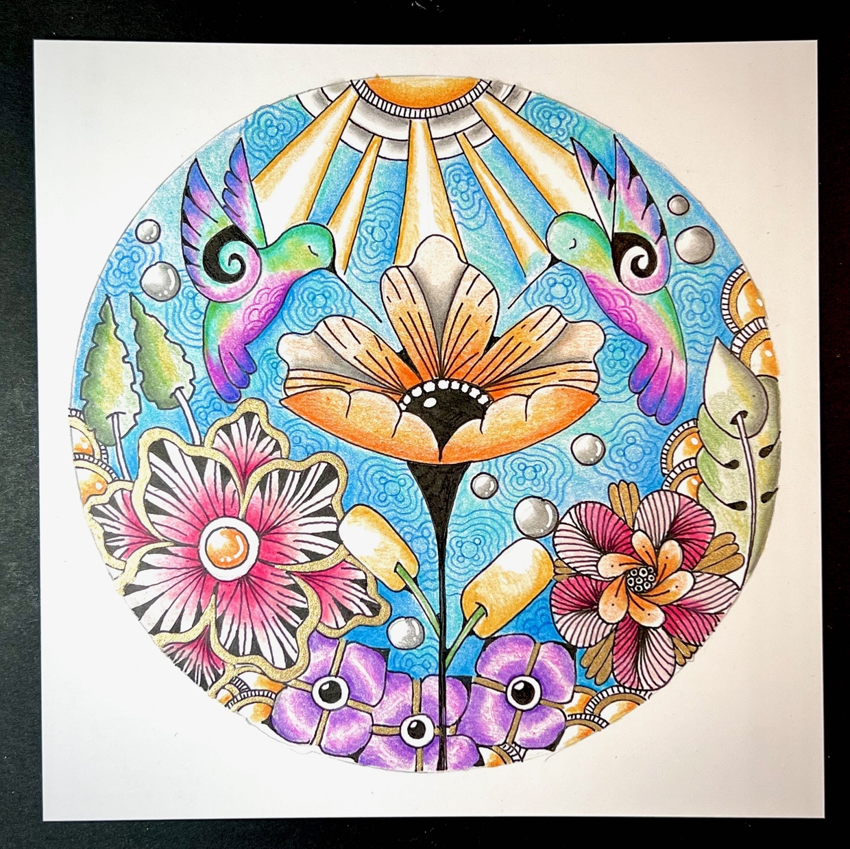 Spring Dream Zentangle Class