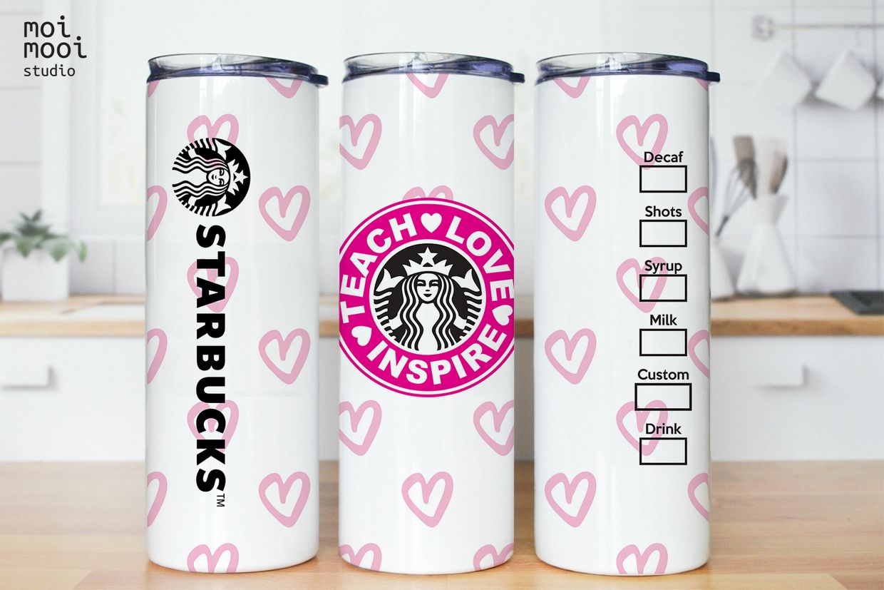 Back to School Teacher 20oz Tumbler Design