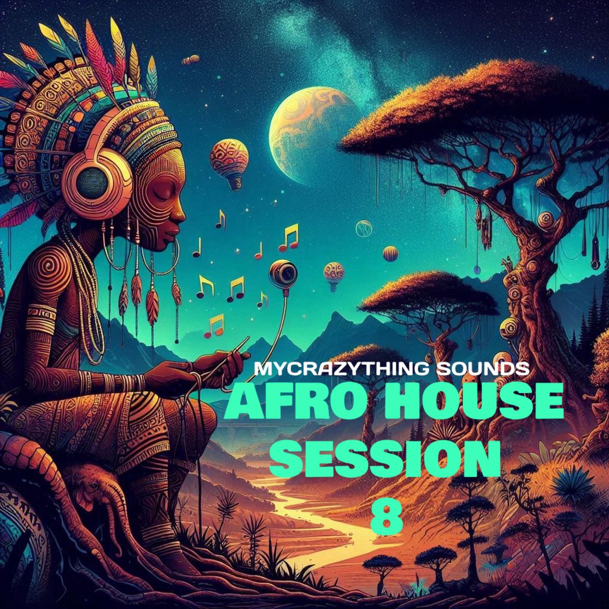 Afro House Session Vol. 8.2 – 100 Royalty-Free WAV Loops for Afro House ...