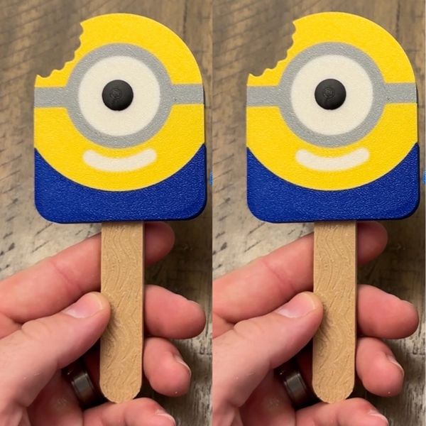 Minion Popsicle SVG