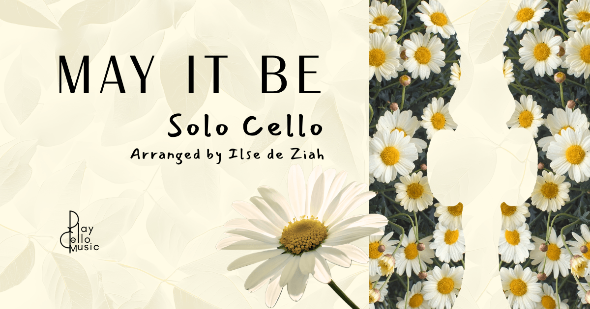 May it Be by Enya Solo Cello Sheet Music PDF
