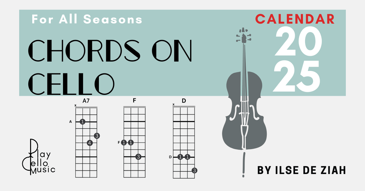 Chords on Cello Calendar 2025 – Downloadable PDF for Cellists to ...