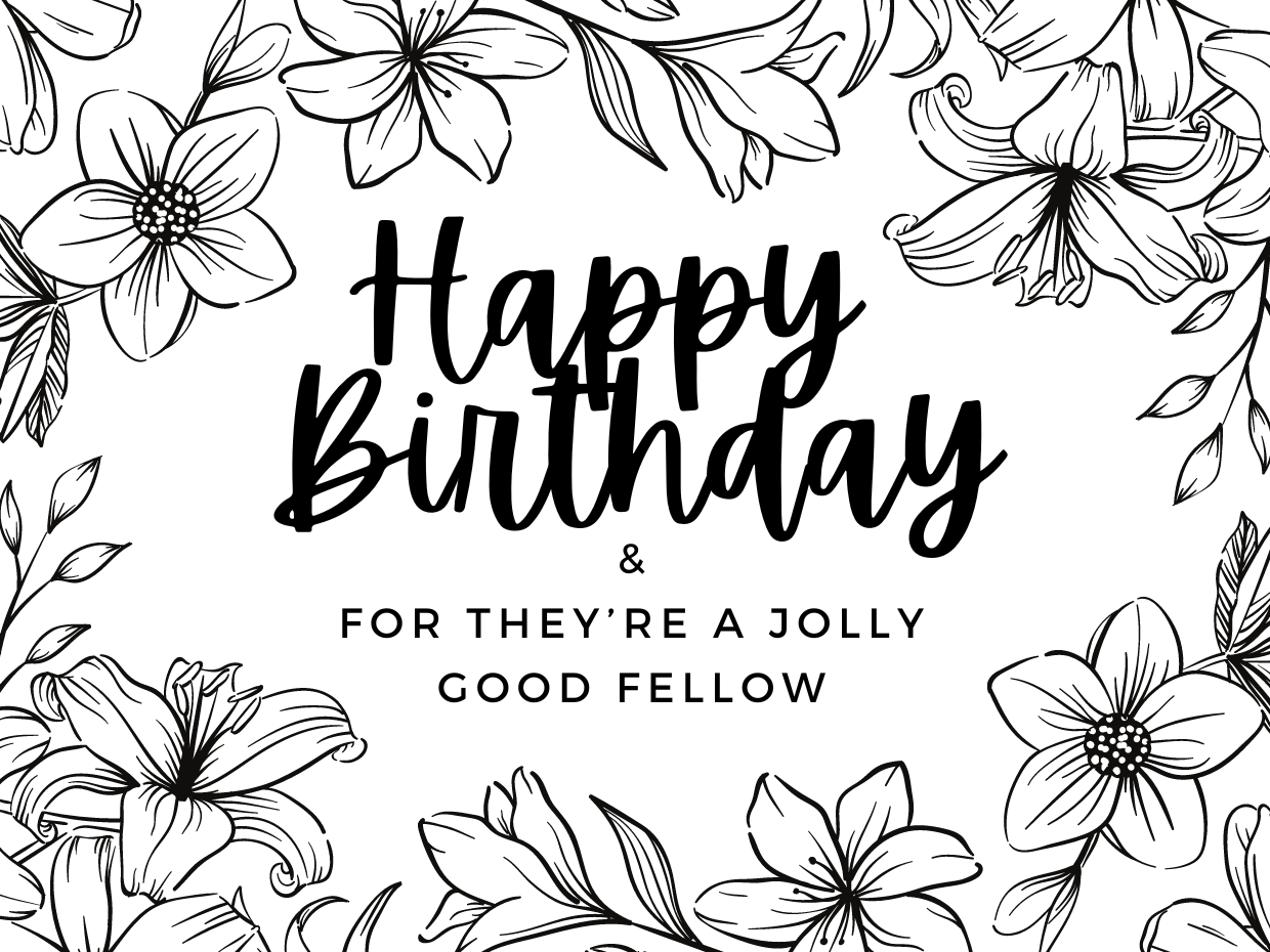Happy Birthday & Jolly Good Fellow - Cello Sheet Music for Beginners