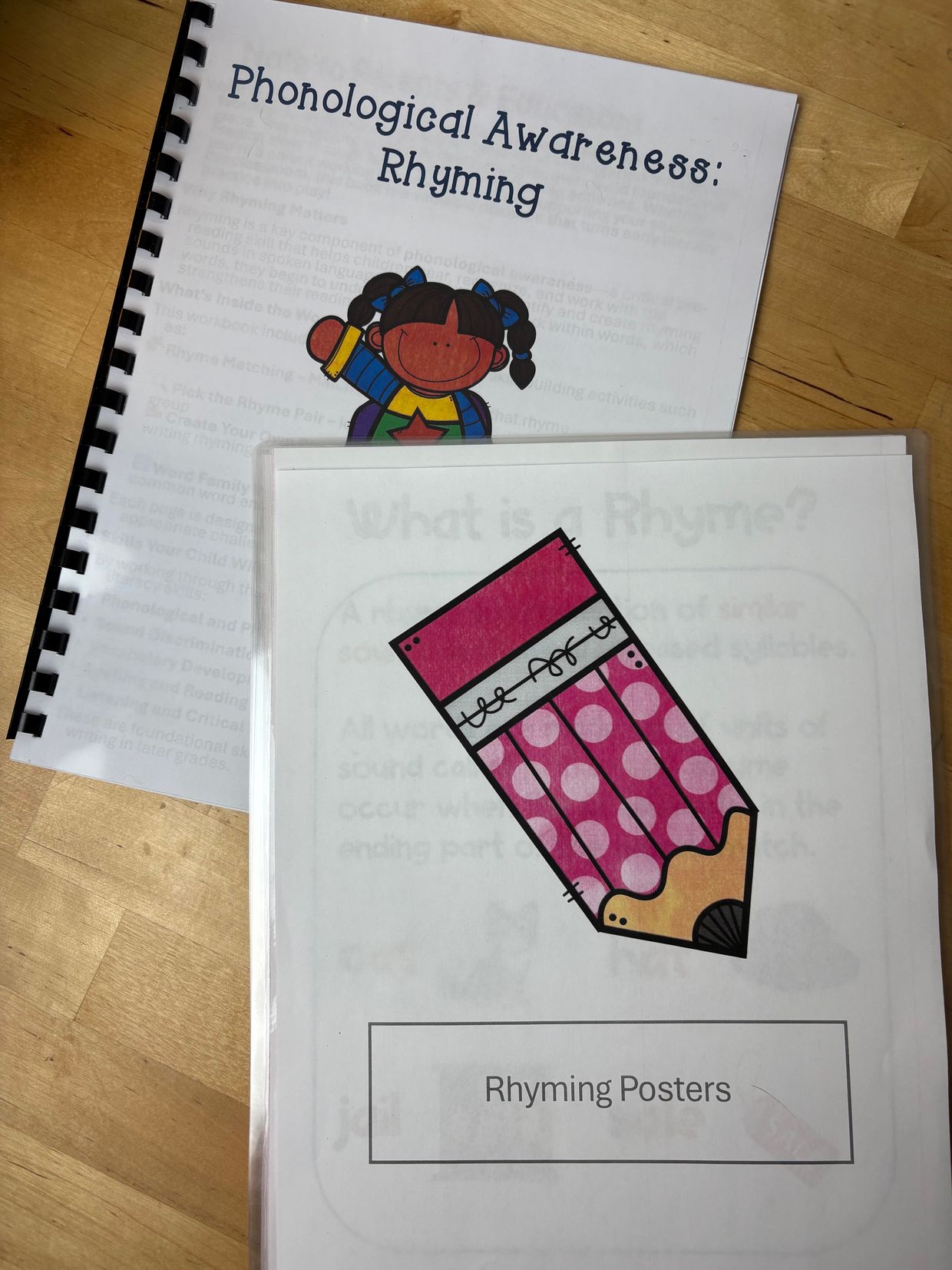 Phonological Awareness: Rhyming Activities Set