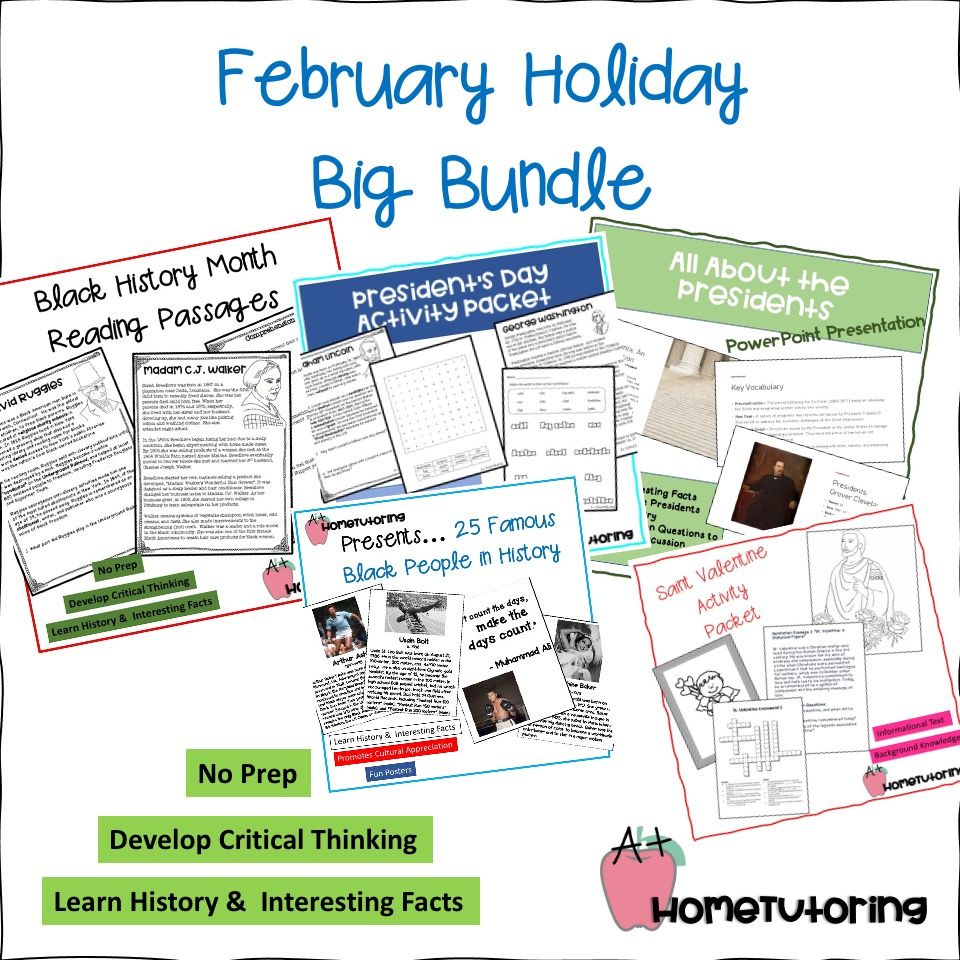 February Holiday Big Bundle