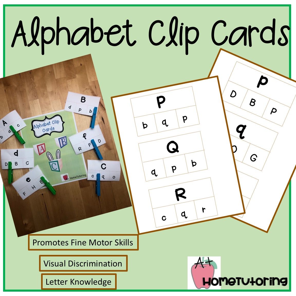 Alphabet Clip Cards