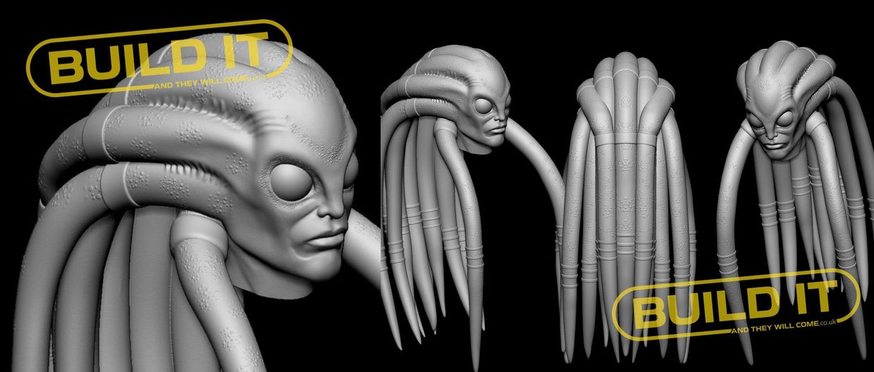 Kit Fisto full size head