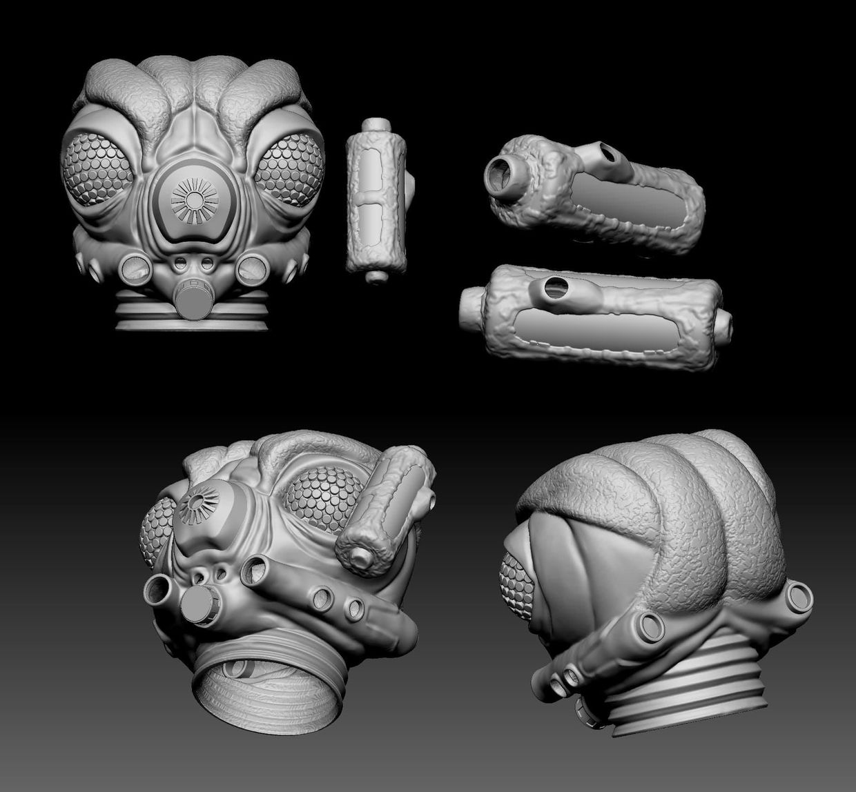 Zuckuss full head STL