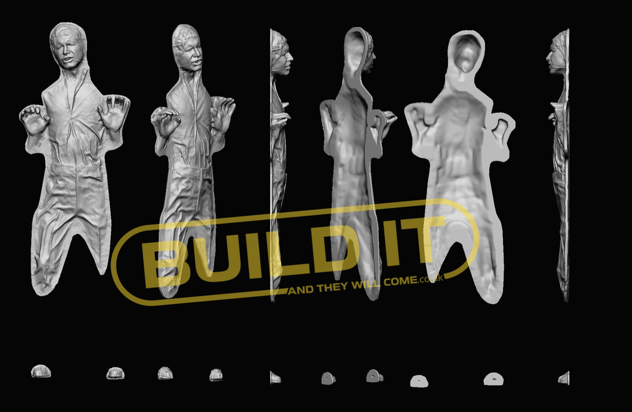 Han body only in carb 3d print ready