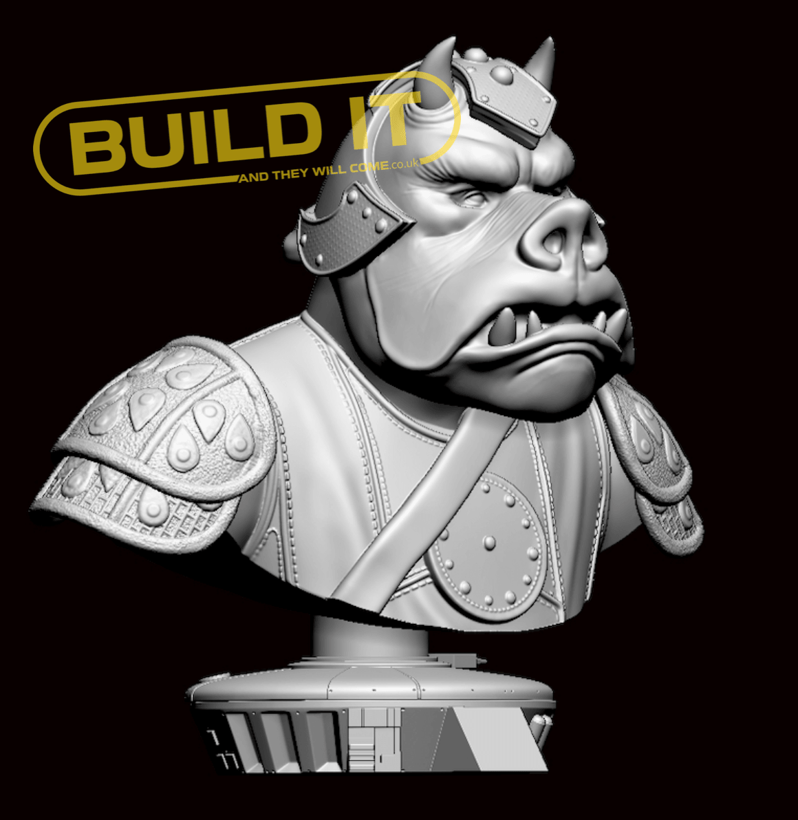 Gam Guard full size bust stl 3d print file