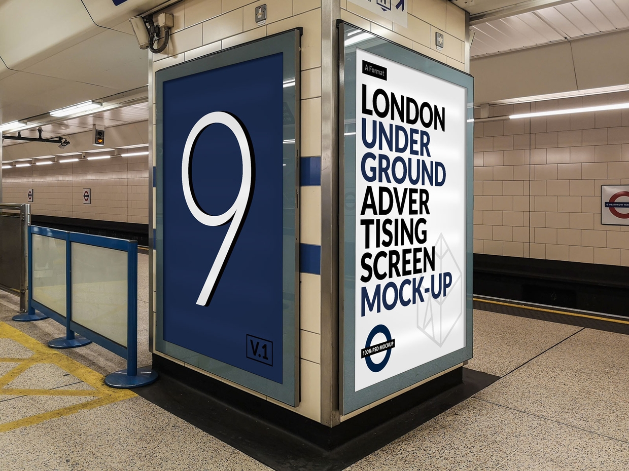 London Underground Advertising Screen Mock-Ups 14