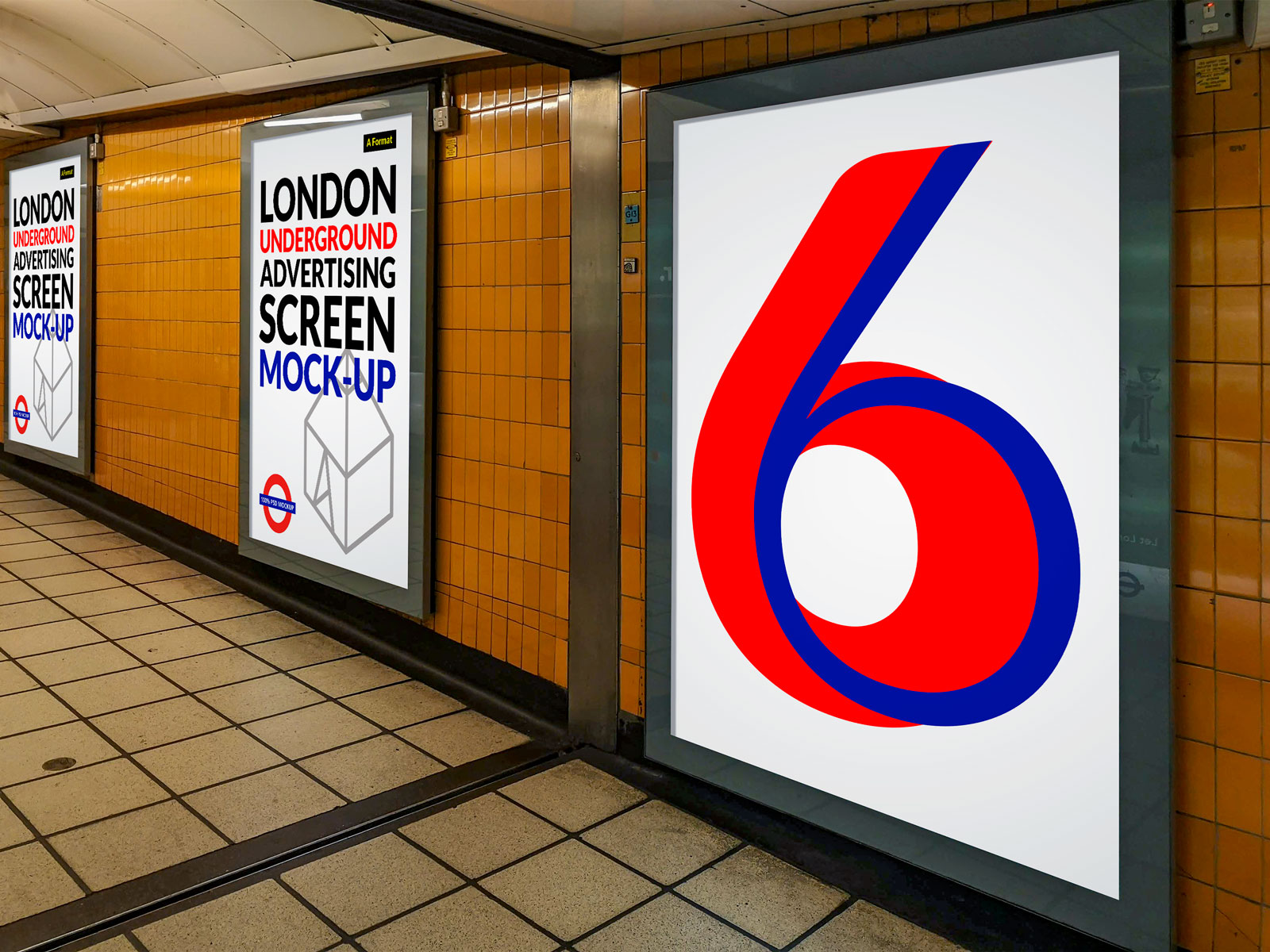 London Underground Advertising Screen Mock-Ups 8