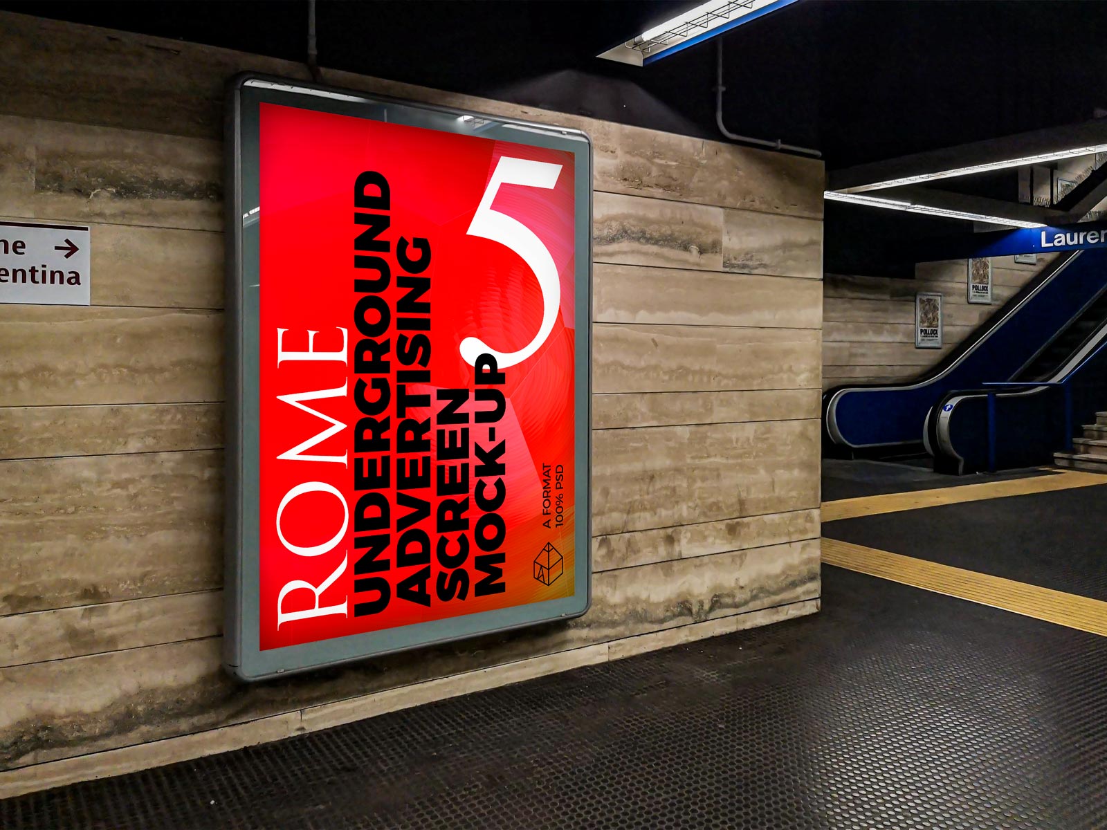 Rome Underground Mock-Ups