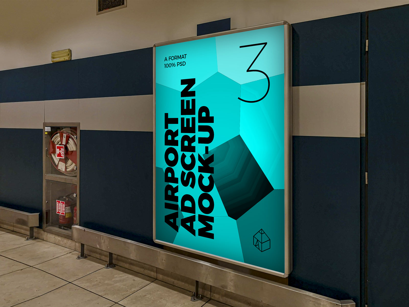 London Underground Advertising Screen Mock-Ups