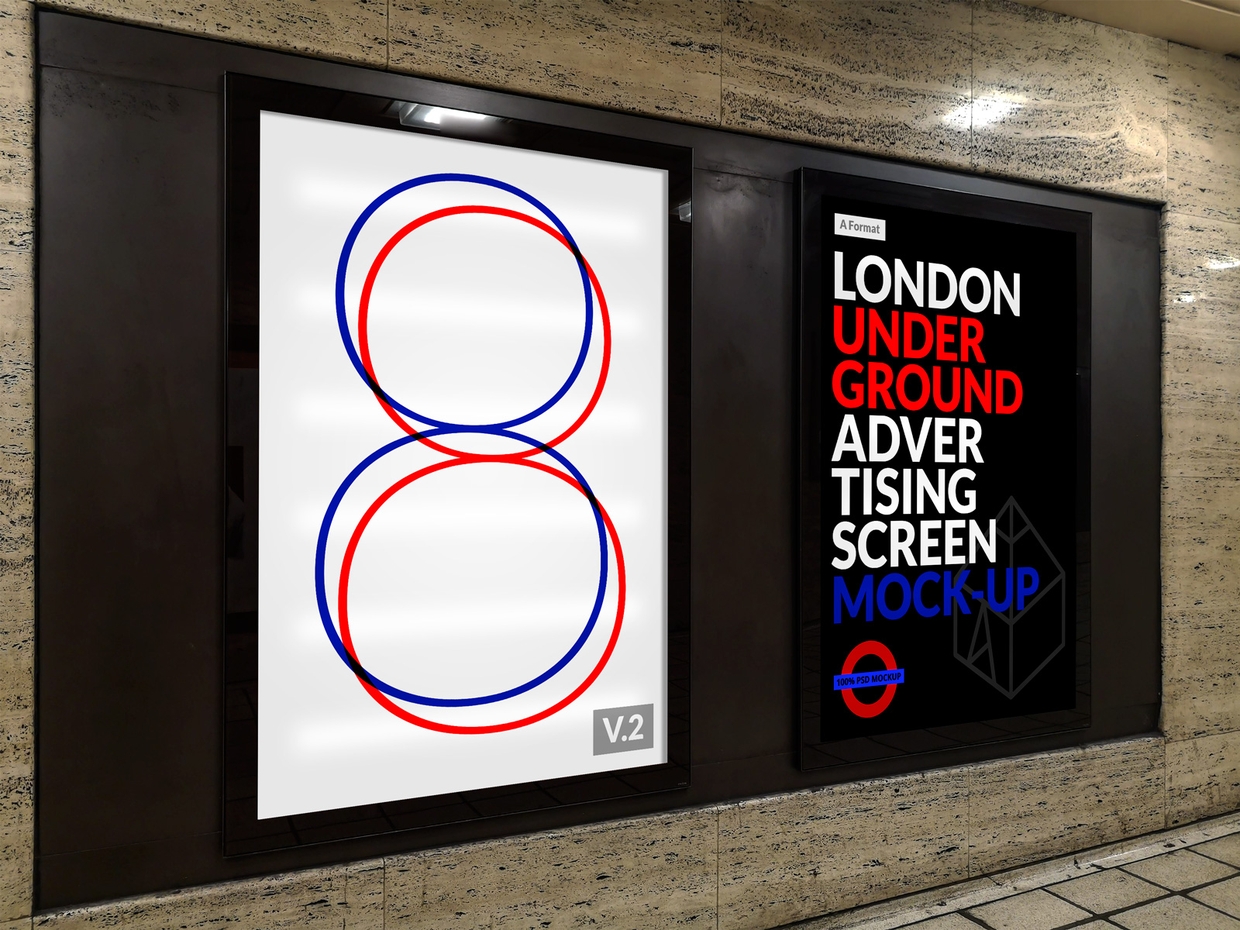 London Underground Advertising Screen Mock-Ups 10