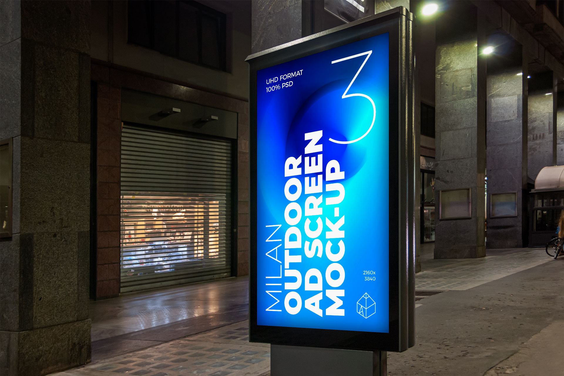 Outdoor Advertising Screen Mock-Ups 13 (v.4)