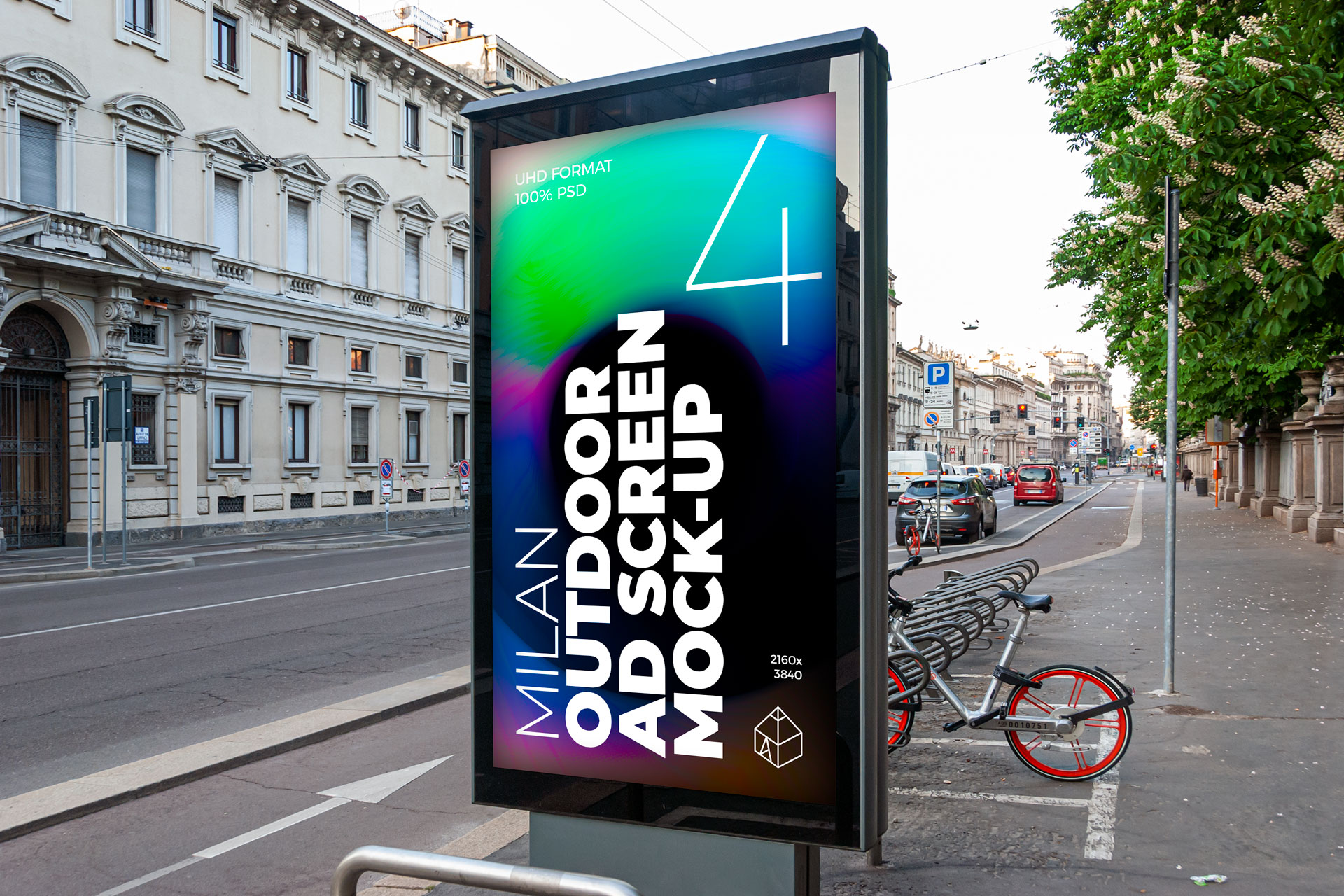 Metro Underground Advertising Screen Mock-Ups 3