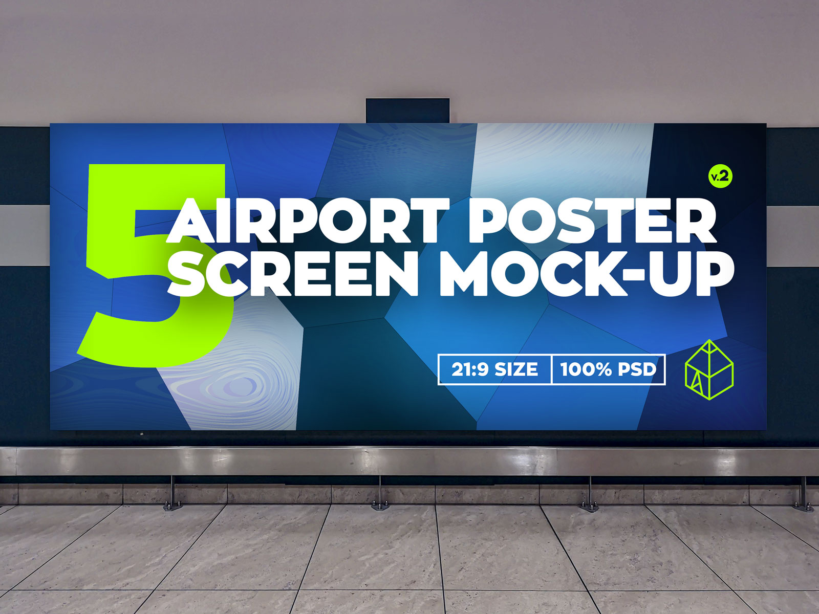 Metro Underground Advertising Screen Mock-Ups (v.2)