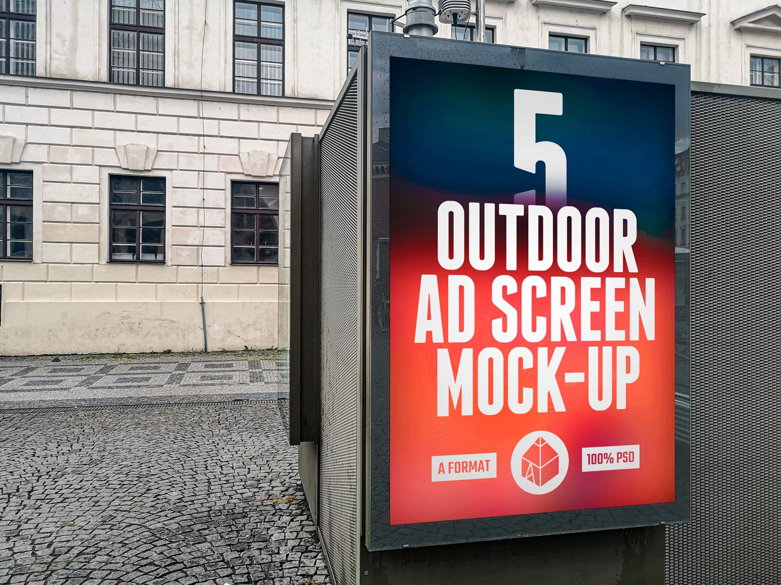 Outdoor Advertising Screen Mock-Ups 14 (v.6)