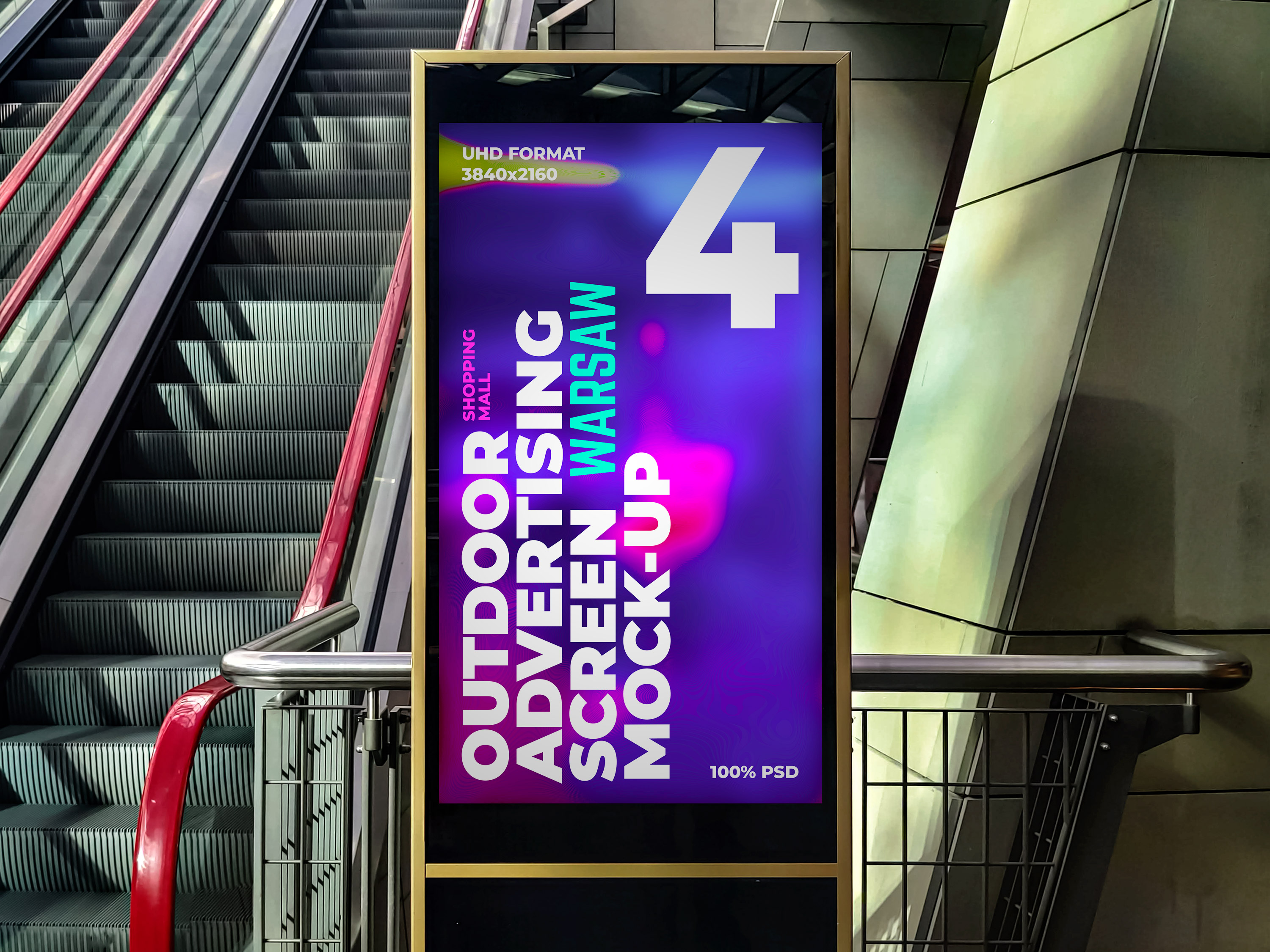 Shopping Mall Ad Mock-Ups