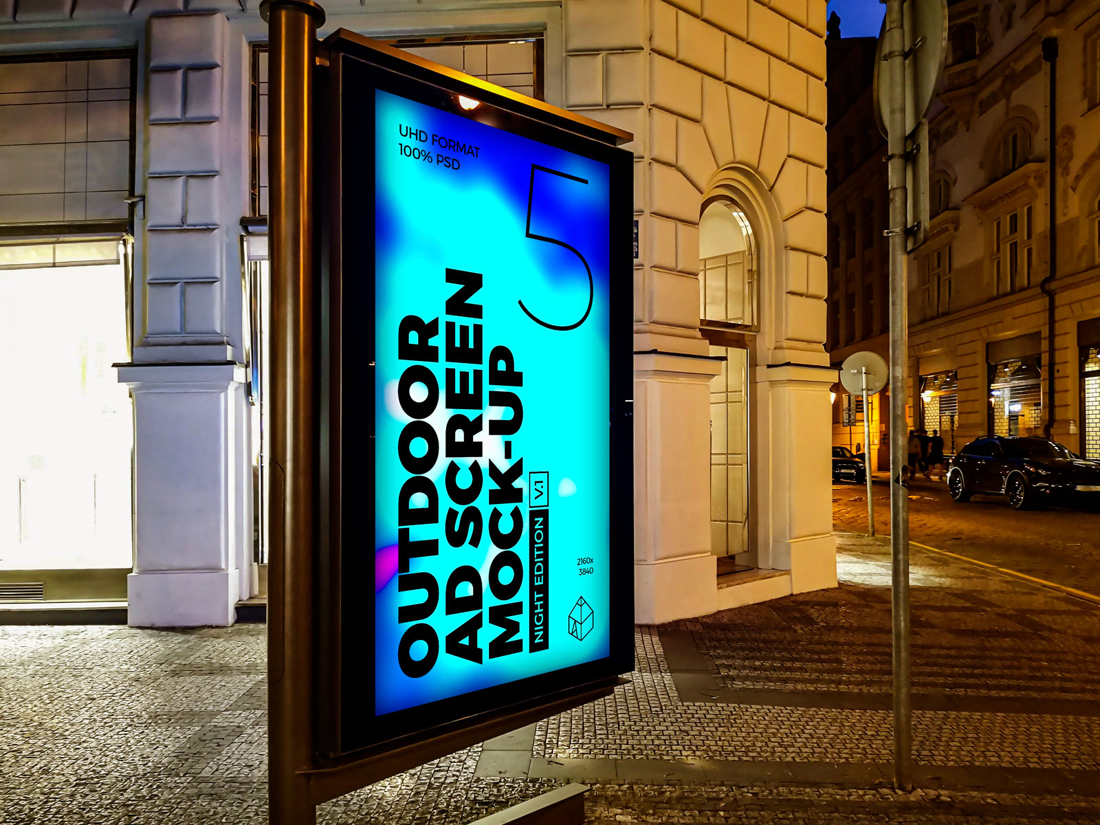 Outdoor Advertising Screen Mock-Ups 8
